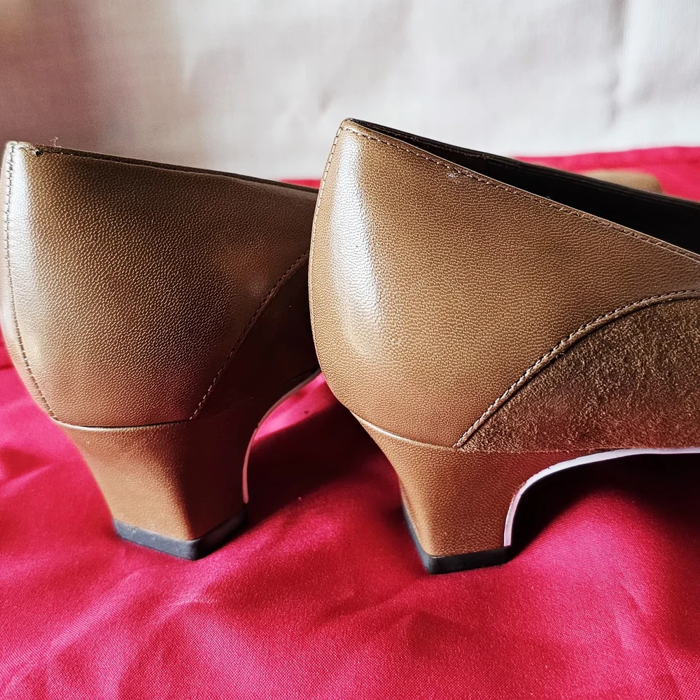 Trotters | Shoes | New Trotters Womens 65m Caramel Suede Leather Mary ...